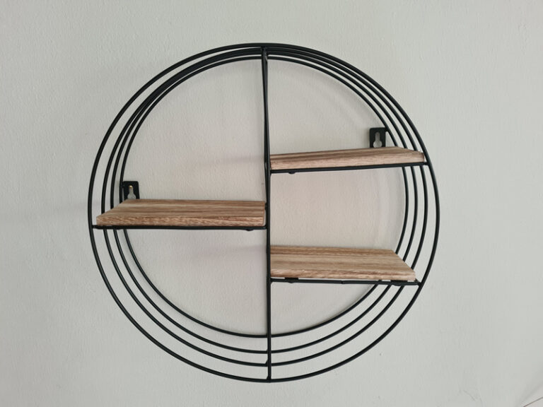 Wandregal „Rund“ – Keramik-Scheune
